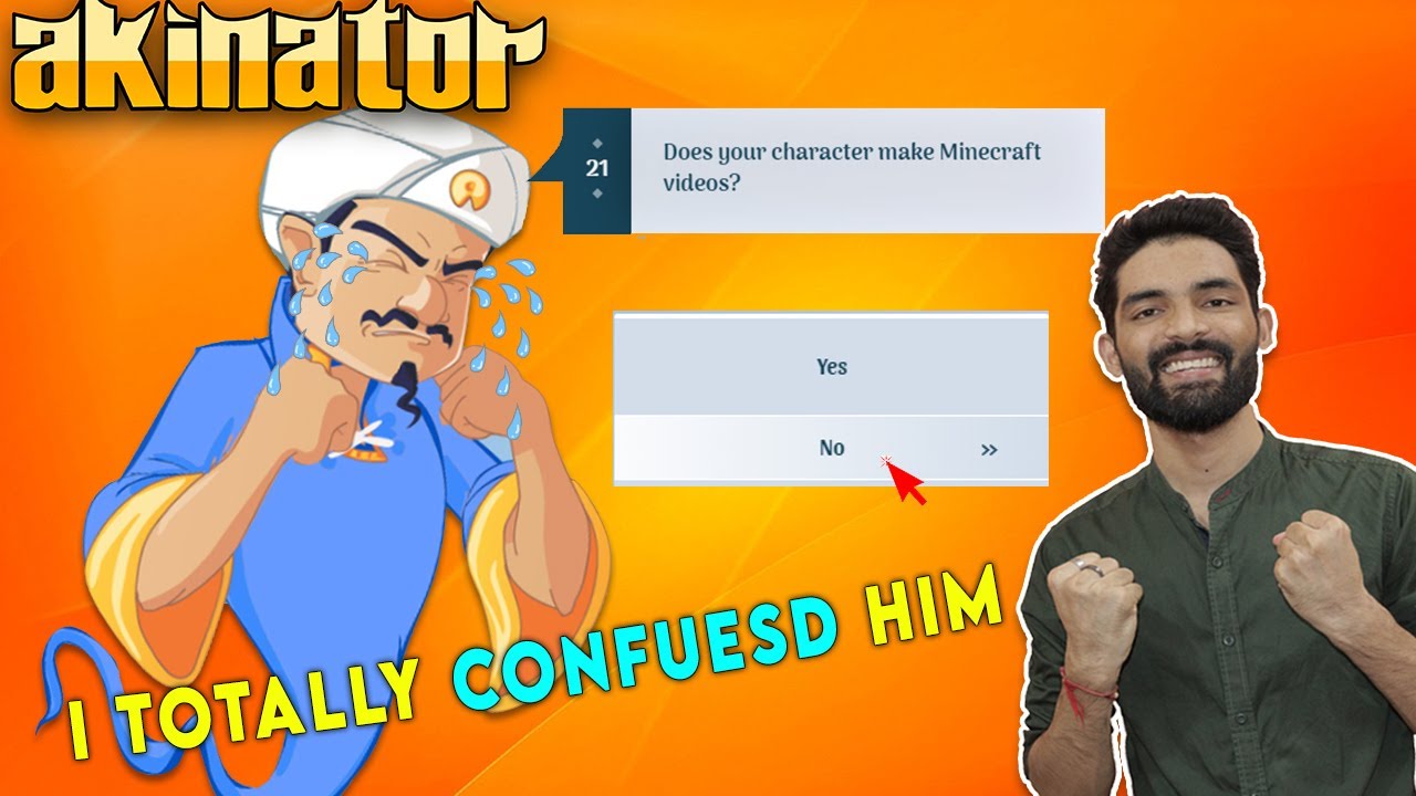 I TOTALLY CONFUSED AKINATOR - NAVRIT GAMING - YouTube