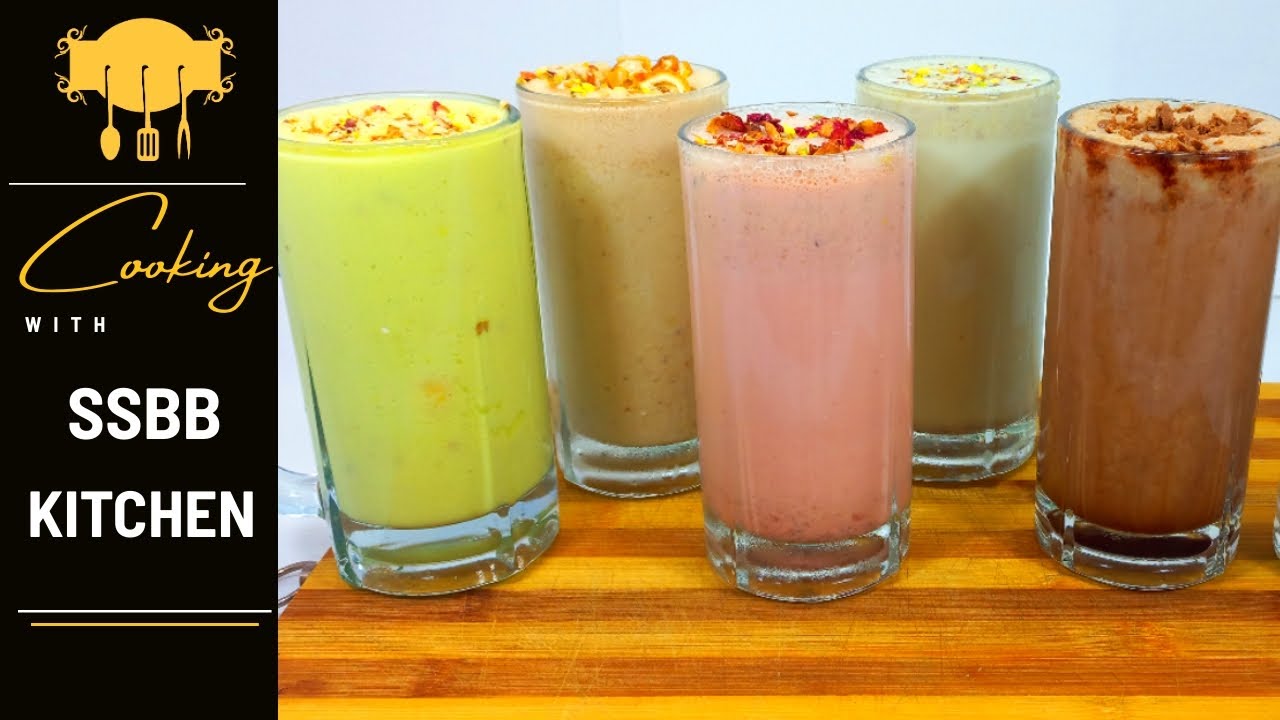 Different Healthy Milkshakes for Fit Health | Easy Homemade Milkshakes ...