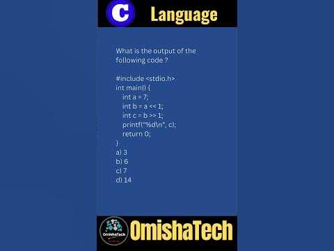 C programming | shift operator #shorts #viral #omishatech #c++ #cprogramming #shiftoperator ...