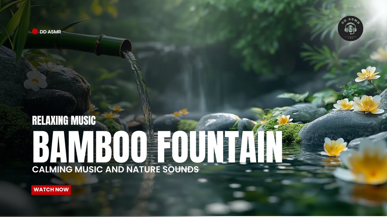 Soothing Sounds: ASMR Bamboo Fountain for Relaxation and Meditation ...