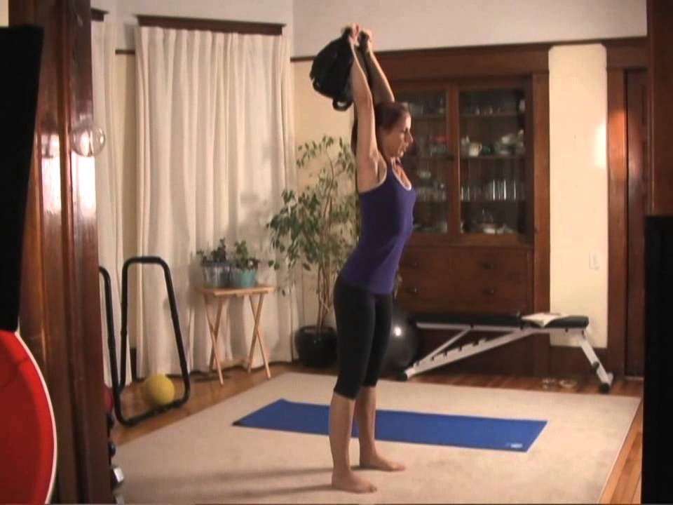 Sandbag Clean and Press exercise - YouTube
