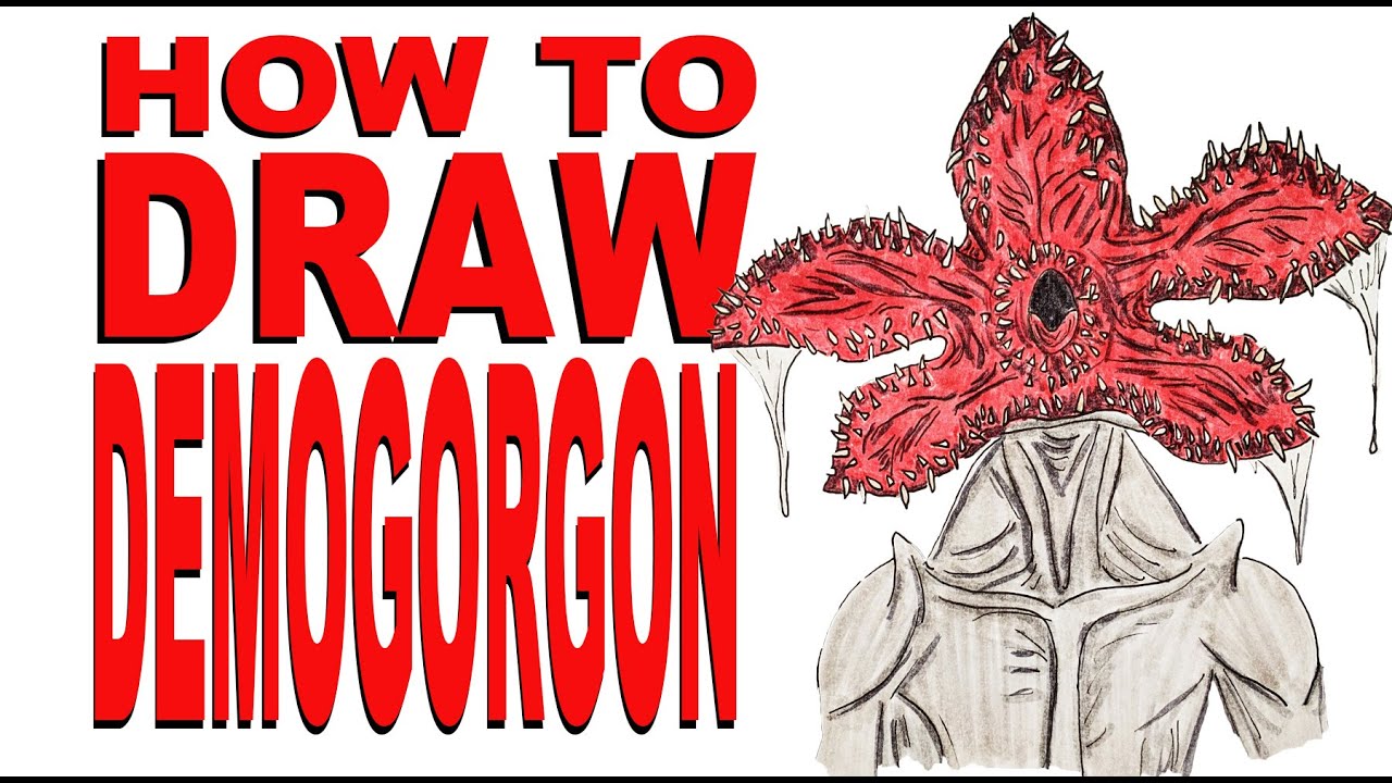 How to draw Demogorgon (Stranger Things) - YouTube