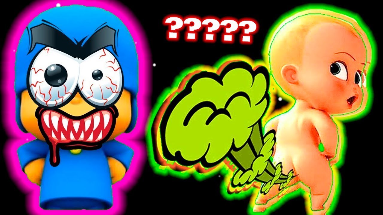 POCOYO vs BOSS BABY "Go Away! & Fart" - Pocoyo Sound Variations in 33 ...