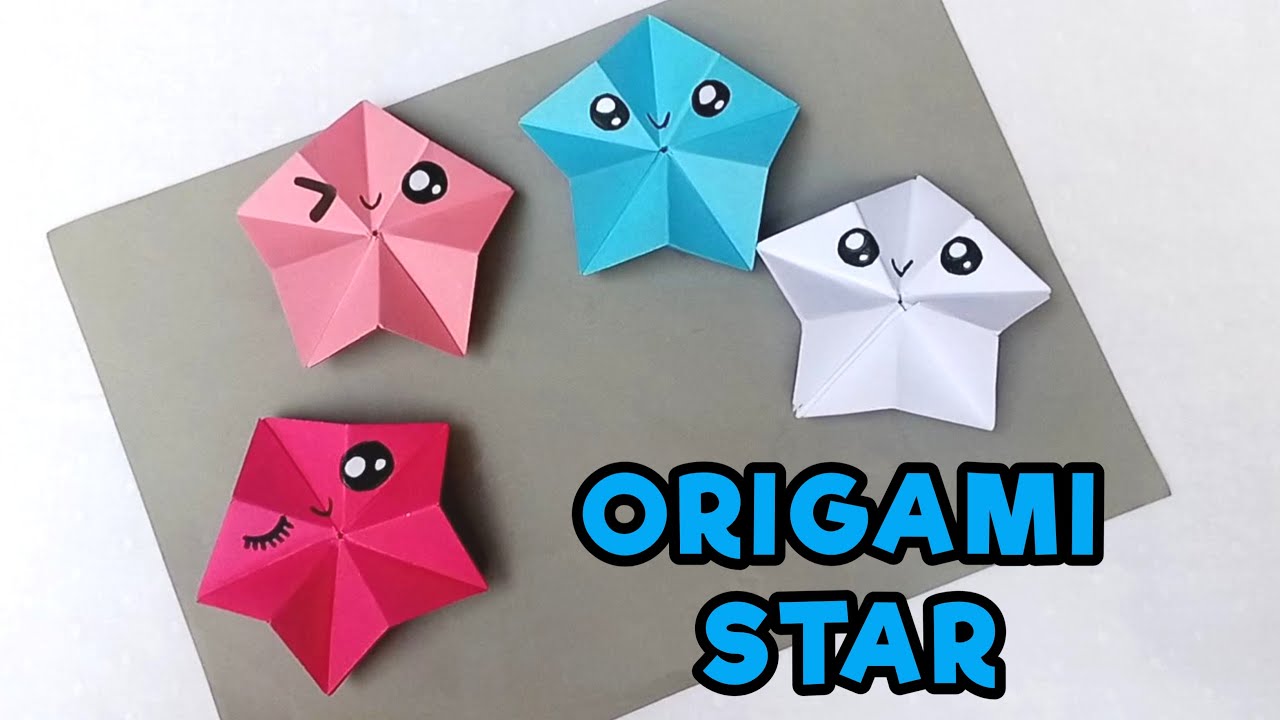 How to make star with paper / origami star / DIY star - YouTube
