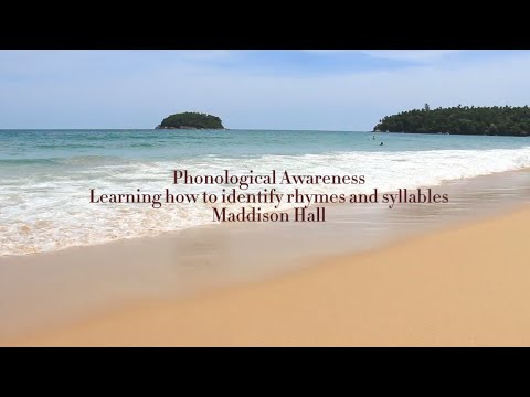 Phonological Awareness: Learning how to Identify Rhymes and Syllables ...