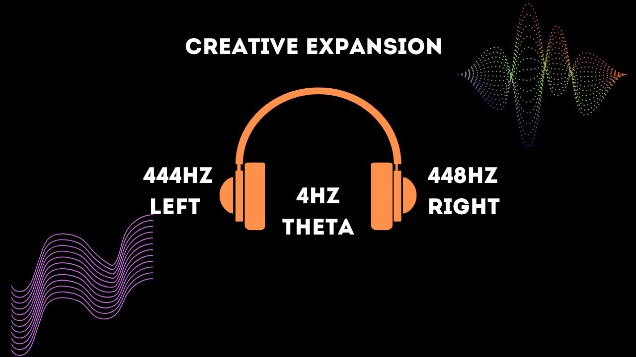4Hz Theta Binaural Beat & 444Hz Frequency | Profound Relaxation ...