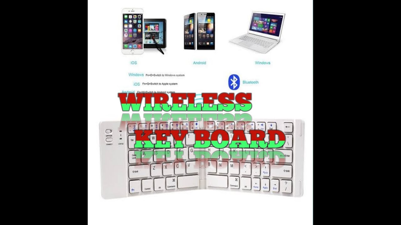 How to Use Wireless Keyboard In Phone & Tablet Review - YouTube