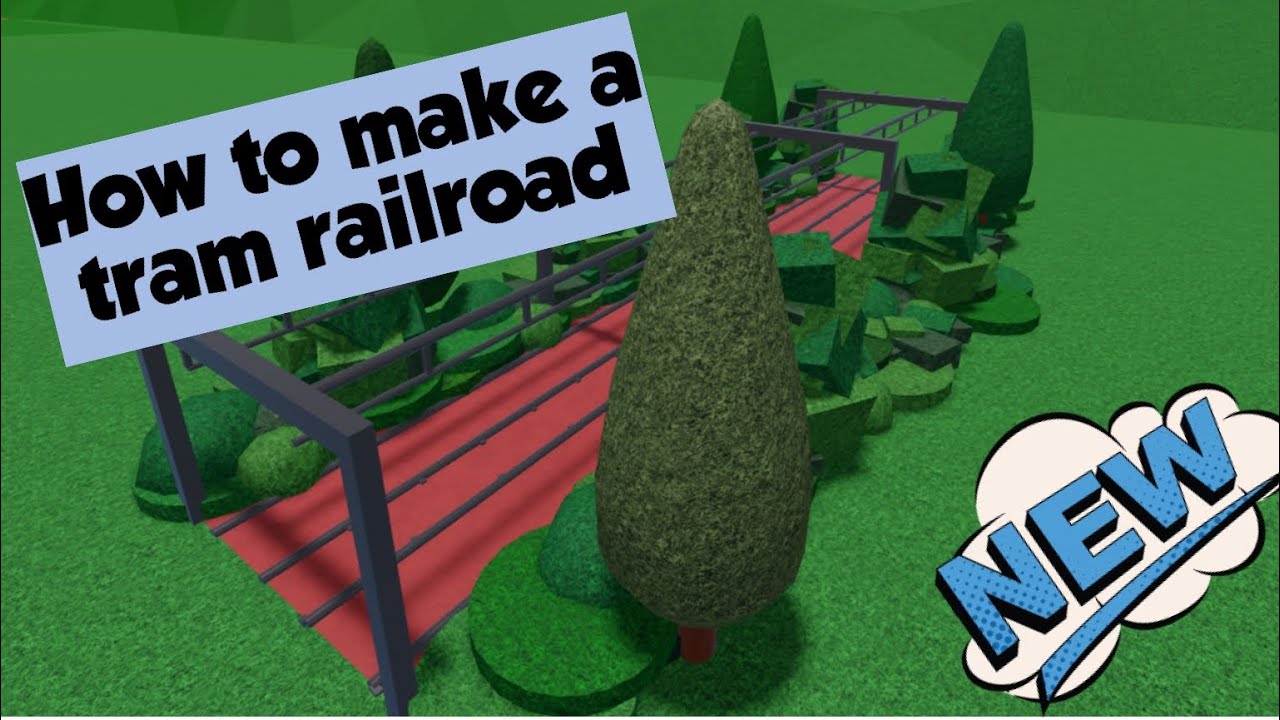 How to make a tram railroad in tpt2 - YouTube