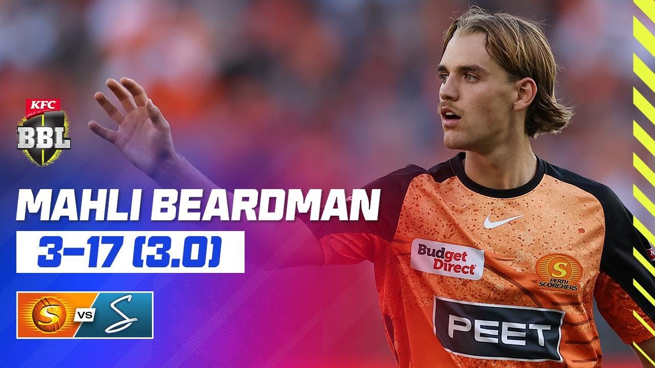 Mahli Beardman Dominates In Just His Second Big Bash Game | #BBL14 ...