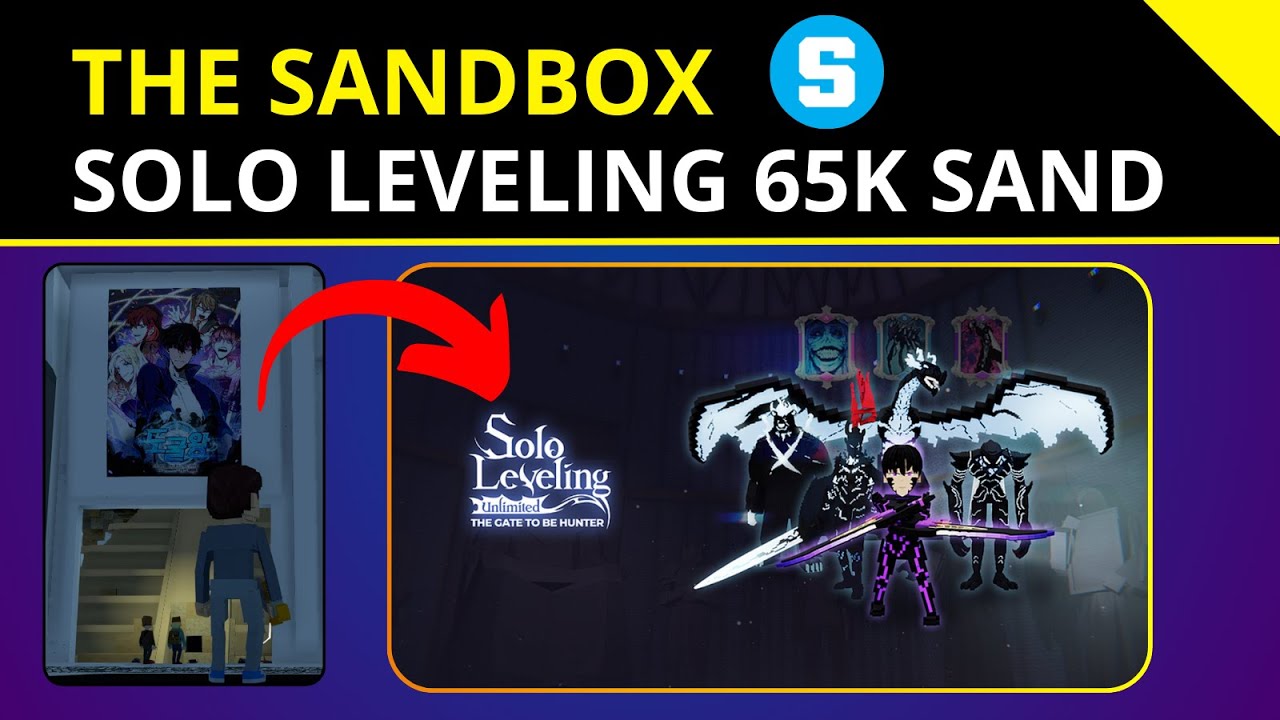The Sandbox: Otherworld Solo Leveling Event - 65k SAND Reward 🔥 - YouTube