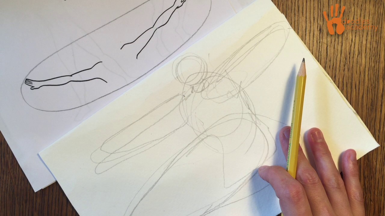 Superheroes Lesson 2 - Grade 3-5 - Doodles Academy - YouTube