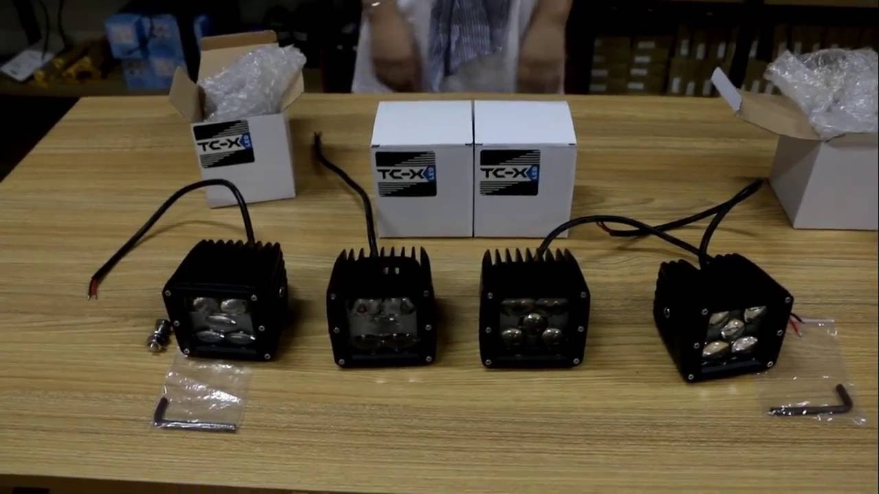 TCX® 25W Cool White 5D LED Work Light - YouTube