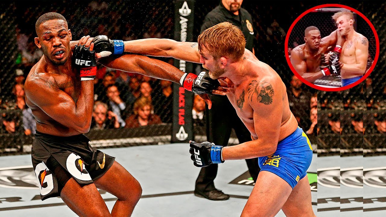 Jon Jones vs Gustafsson 1 - All Significant Strikes - YouTube