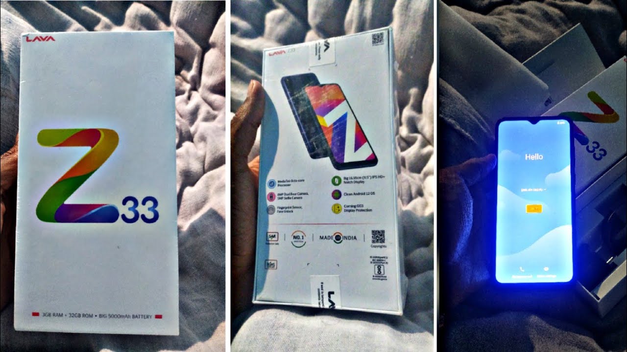 LAVA Z33 FREE SMARTPHONE UNBOXING || UP FREE SMARTPHONE || #lavaz33 # ...