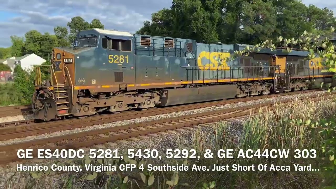 30 minutes of Amtrak, MARC, & CSX trains in Central Virginia & Maryland ...