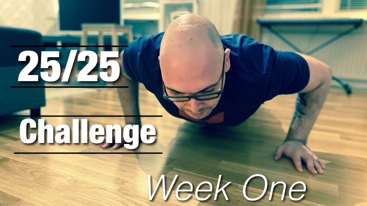 25/25 challenge, week one ☝️ - YouTube