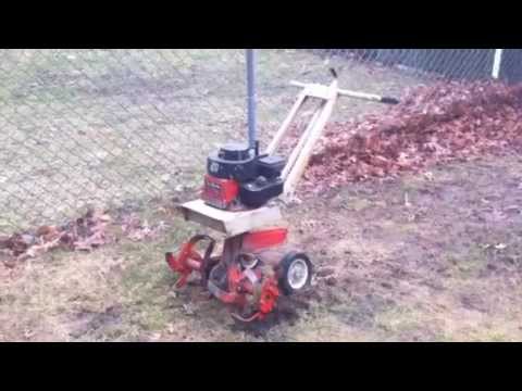 Old rototiller - YouTube