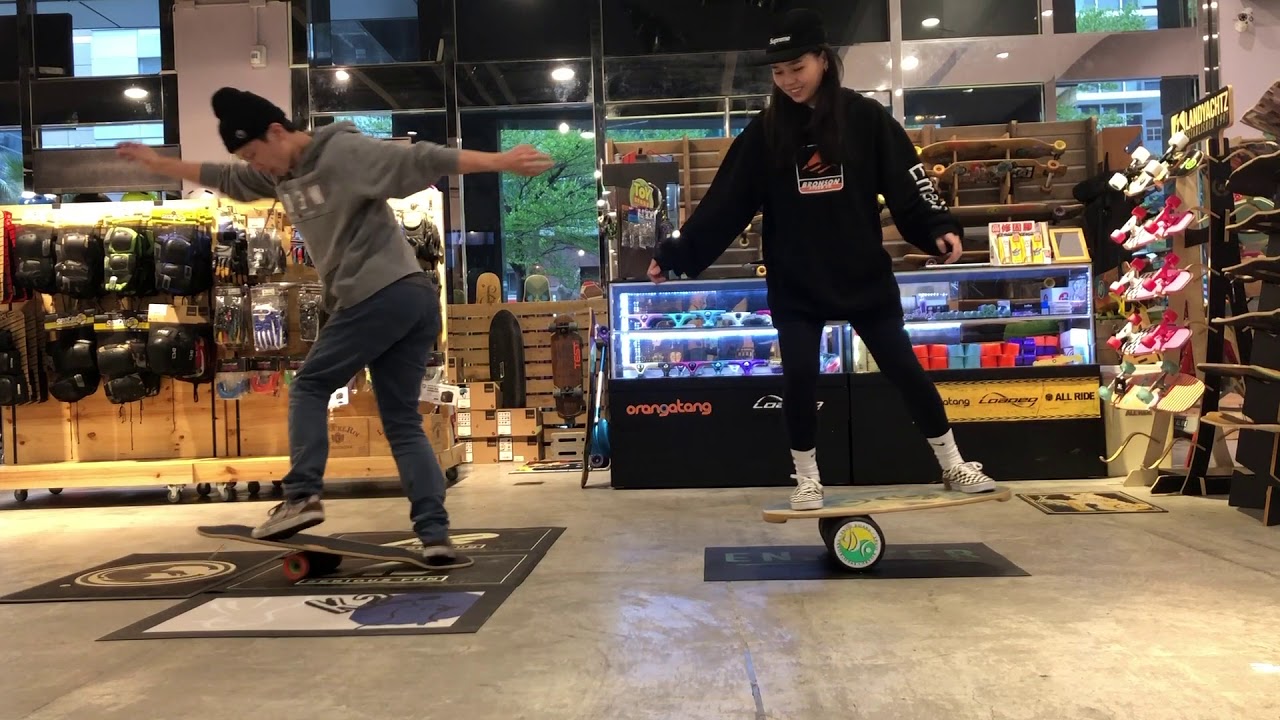 LONGBOARD X INDO BOARD - YouTube