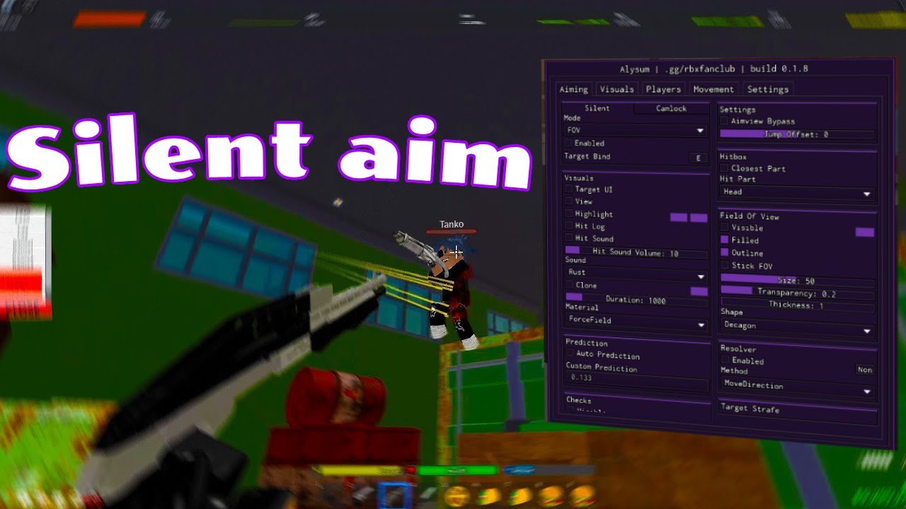 (2024 NEW) The *BEST* Da Hood LOCK SCRIPT! Alysum! SILENT Aim, Cam Lock ...