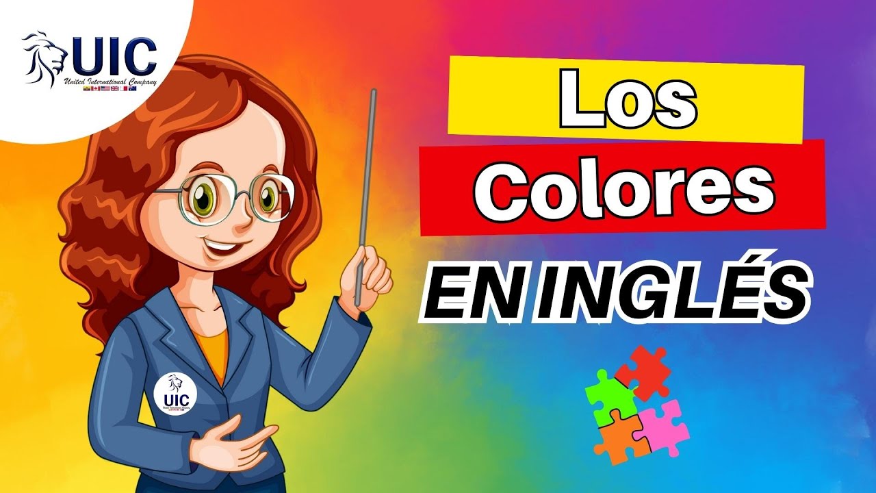 Los colores en inglés y español | UIC English - YouTube
