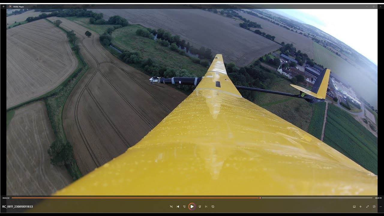 Sherlowe Aerotow Big Yellow 3.5 Rc Glider 3/3 - YouTube