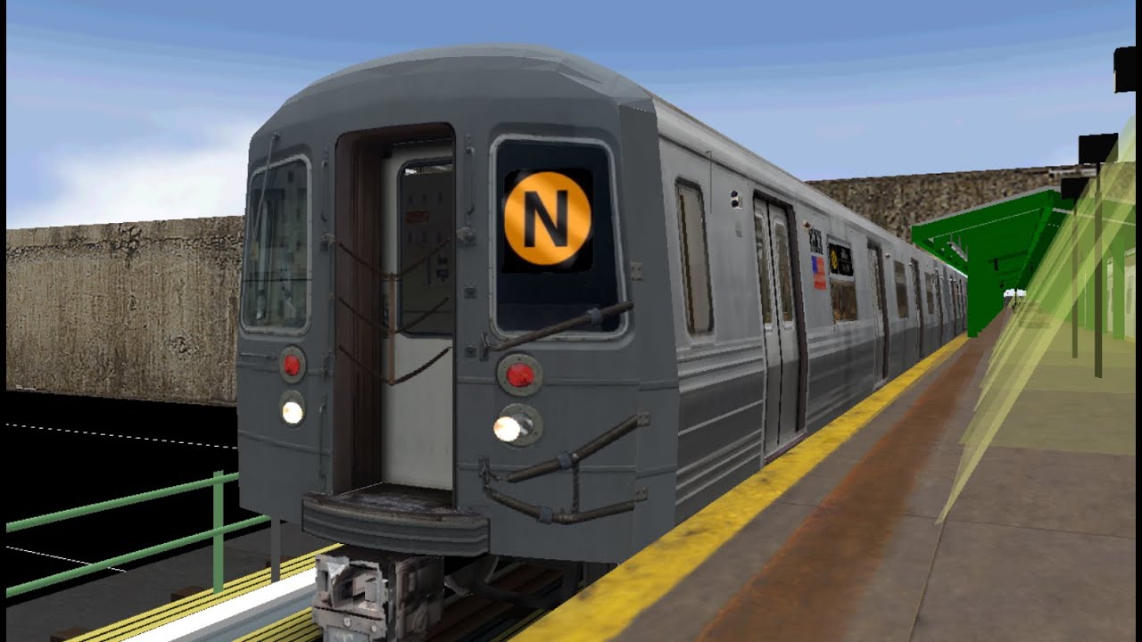 OpenBVE RP: NYC Subway R68 N to Coney Island - YouTube