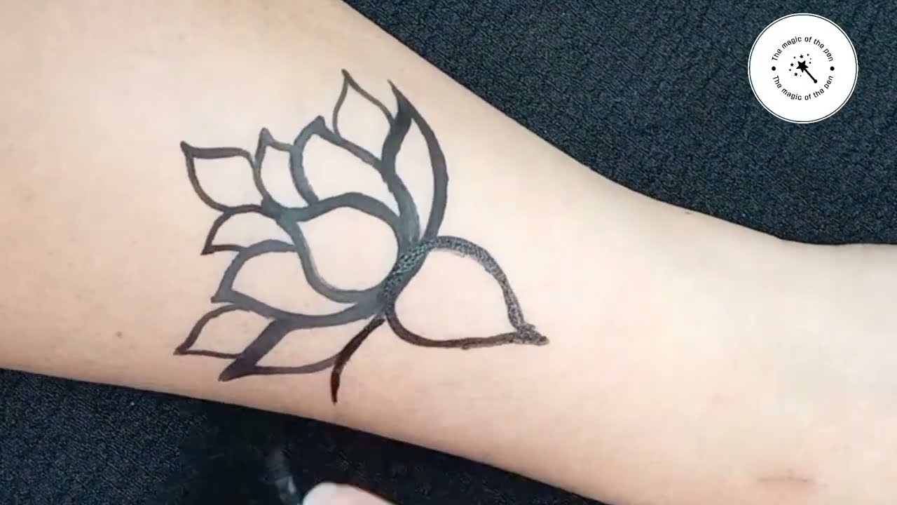 How to have a tattoo on my hand at home??😱🤯 - YouTube