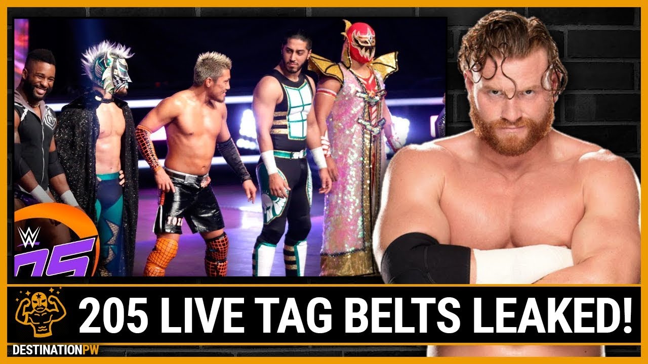 WWE 205 Live Tag Team Championship Belts LEAKED! - YouTube
