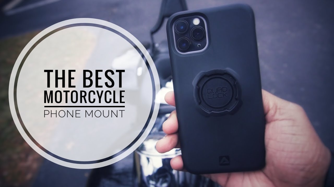 The BEST Motorcycle Phone Mount in 2020 - (Quad Lock Case) - YouTube