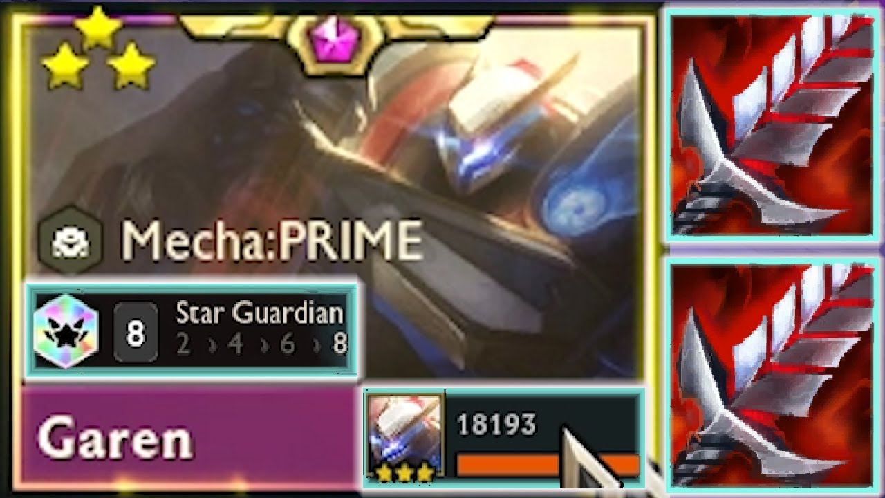 3 STAR GAREN Build 8 STAR GUARDIA Carry Team | (Set 8.5) RANKED TFT ...