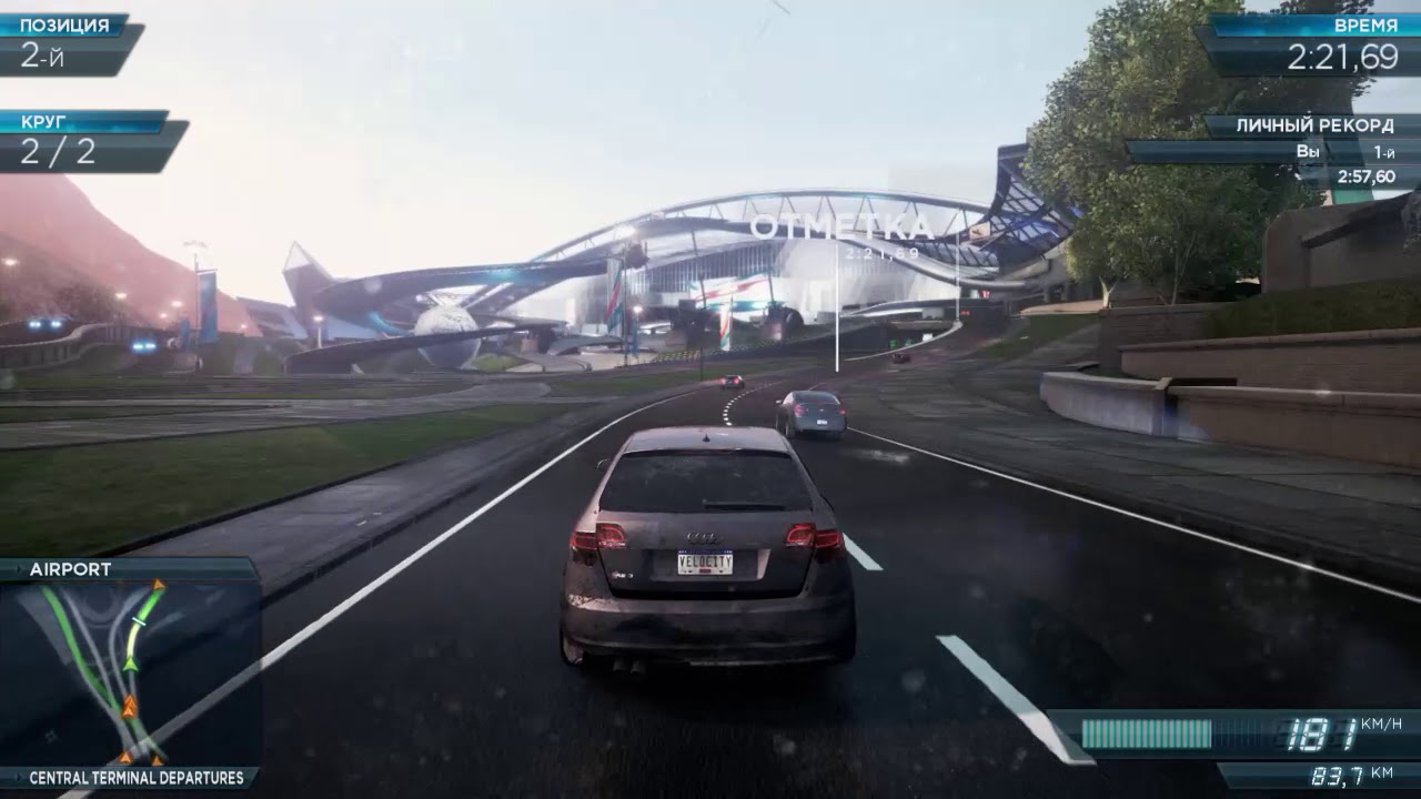 тест драйв audi rs3 sportback(Need for Speed: Most Wanted) - YouTube