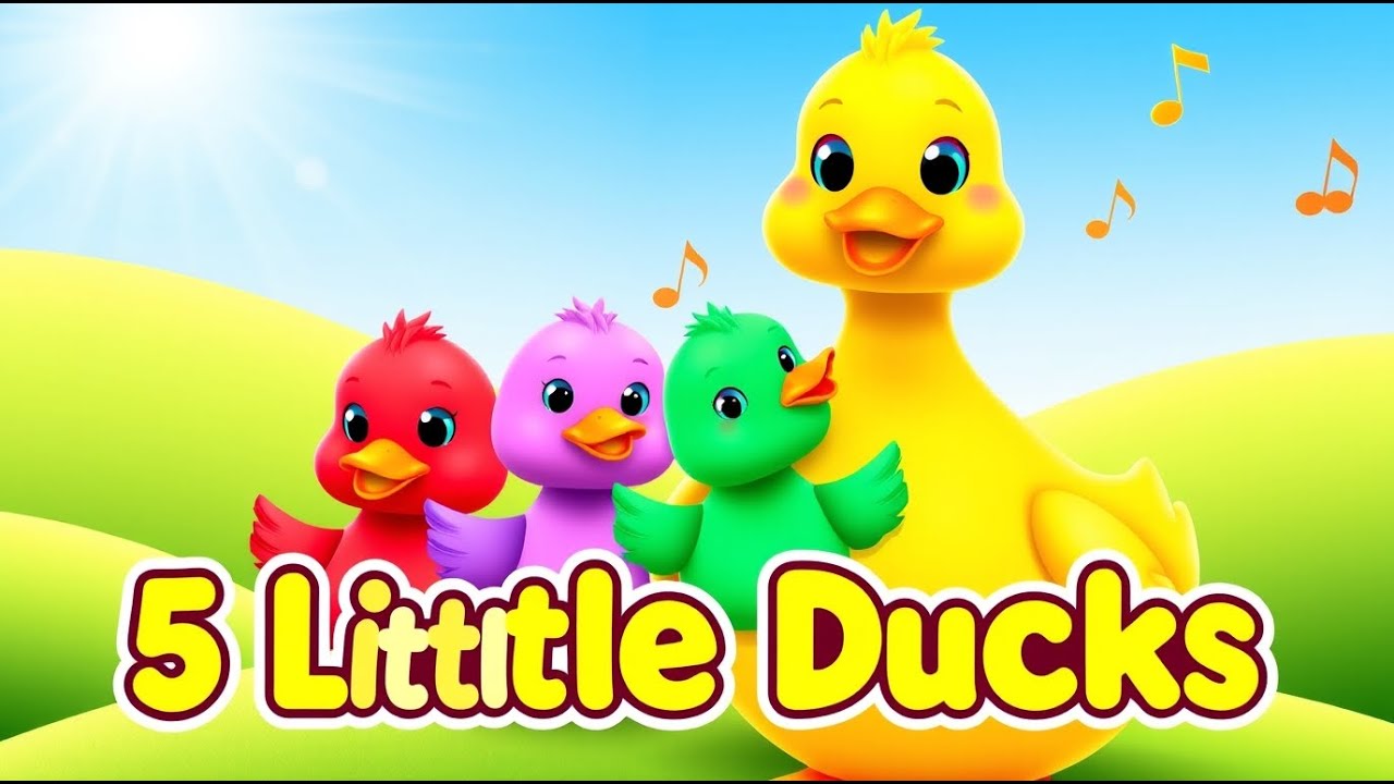 5 Little Ducks Song | Fun Nursery Rhymes for Babies - YouTube