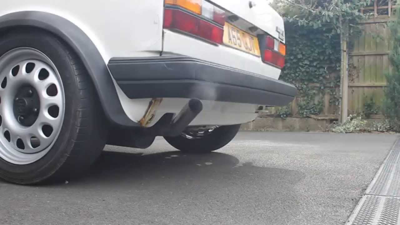 MK1 Golf Driver 1.3 2" Jetex Exhaust - YouTube