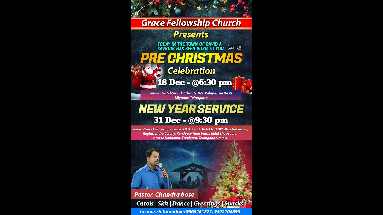 Welcome to Pre-Christmas Celebrations 2021 - YouTube