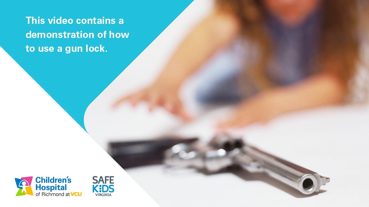 How to use a gun lock - YouTube