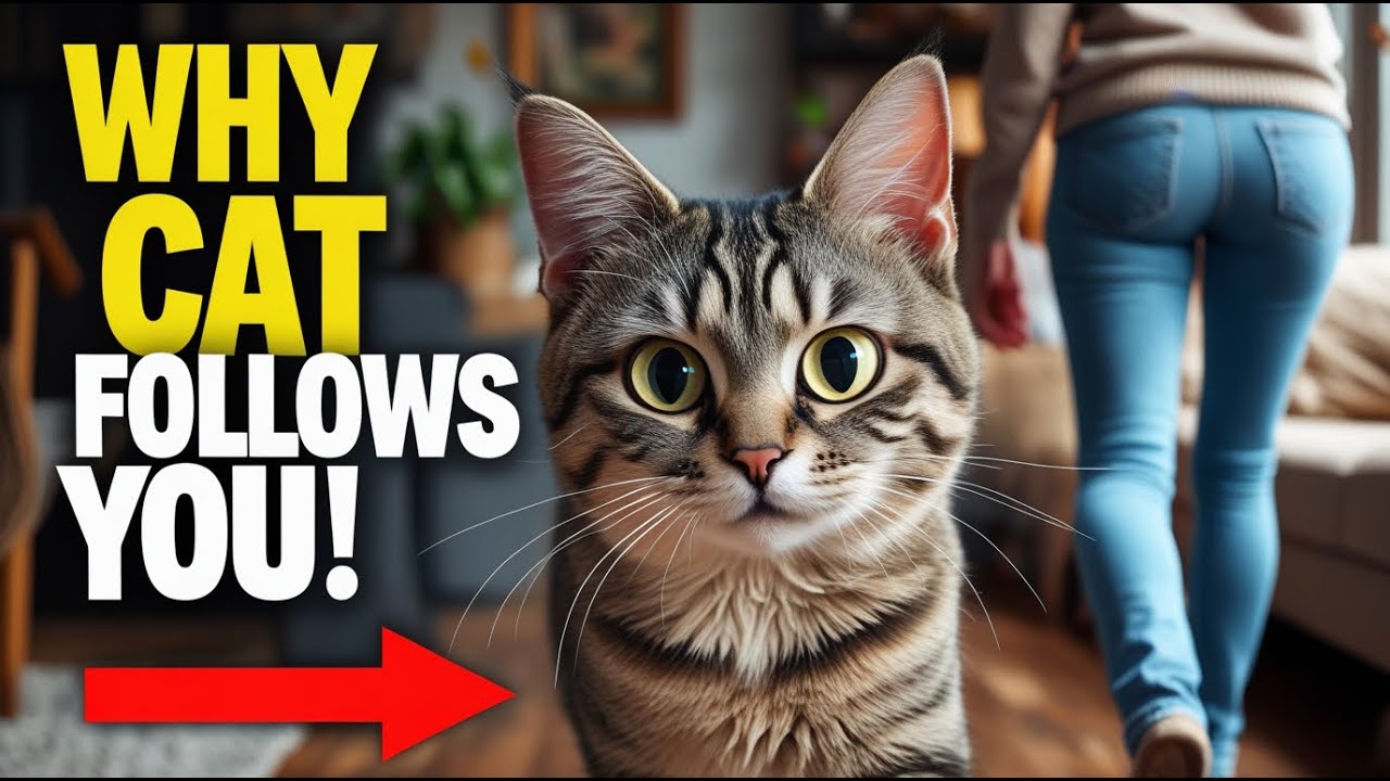 Why Your Cat Follows You Everywhere (The Real Reason) - YouTube