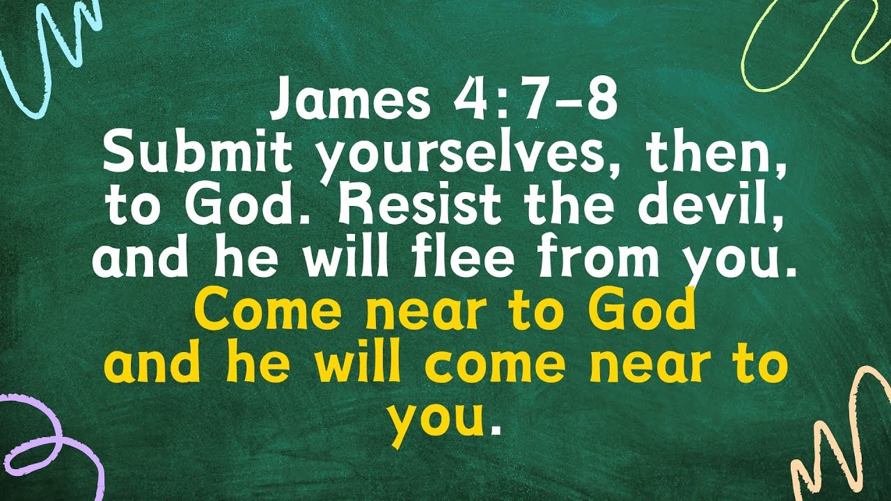 Come near to God and he will come near to you. - YouTube