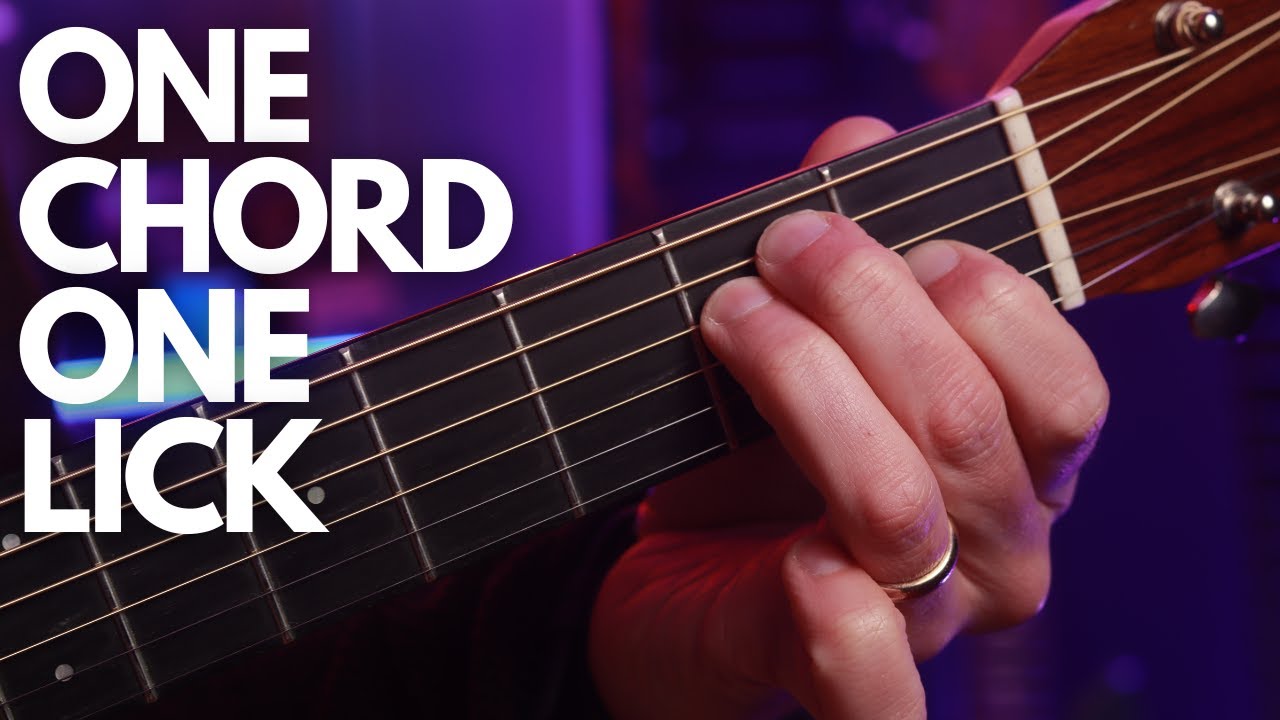 Guitar SECRETS - The One Chord One Lick Jam! - YouTube