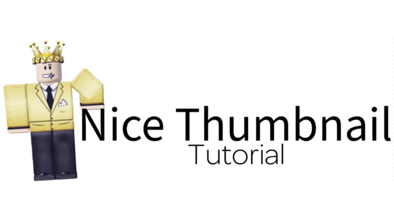 Nice Roblox Thumbnail Tutorial #roblox #tutorial #thumbnail - YouTube