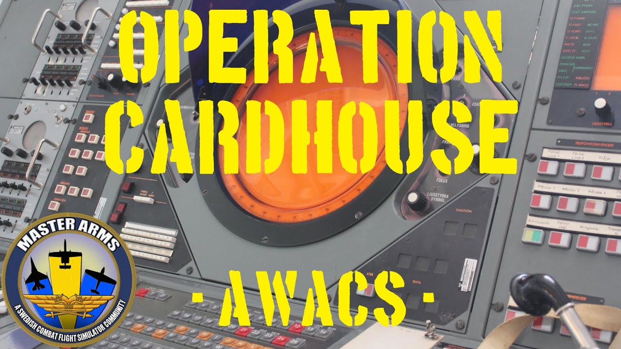 Operation Cardhouse | AWACS | DCS | Master Arms - YouTube