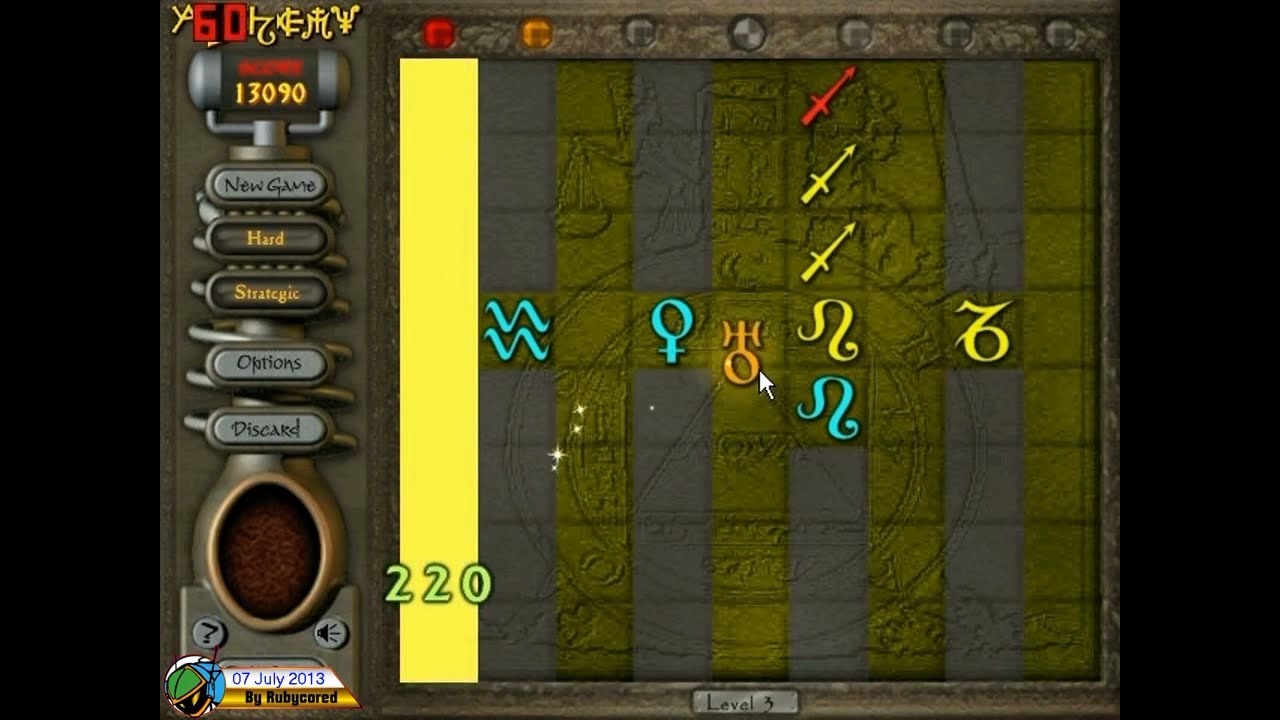 Alchemy (2001 PopCap, PC) - 17,624, Level 4 (Expert)[720p60] - YouTube