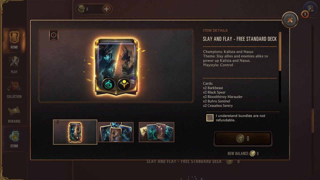 legend of runeterra :Slay and Flay (free deck) - YouTube