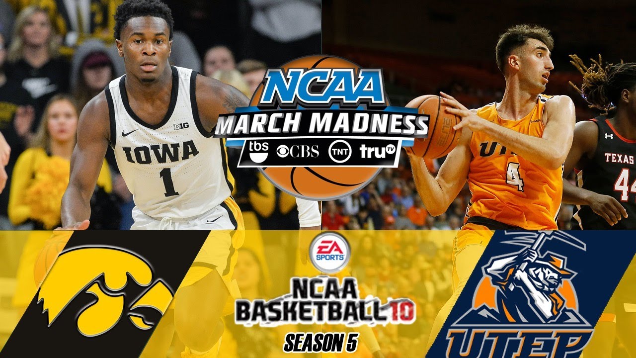 NCAA Tournament | #1 Iowa vs. #8 UTEP | NCAA Basketball 10 | EP. 166 ...