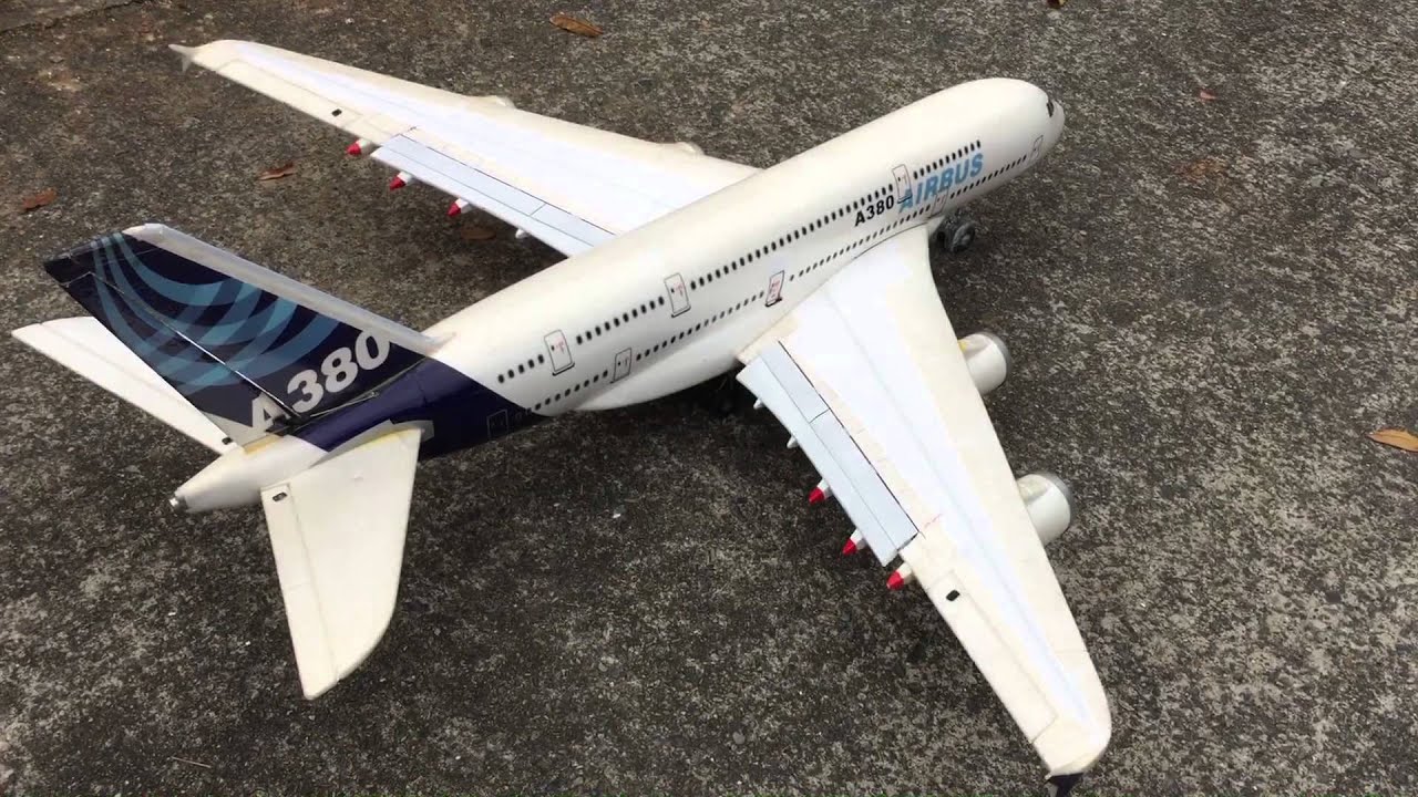 RC A380 Flap Testing - YouTube