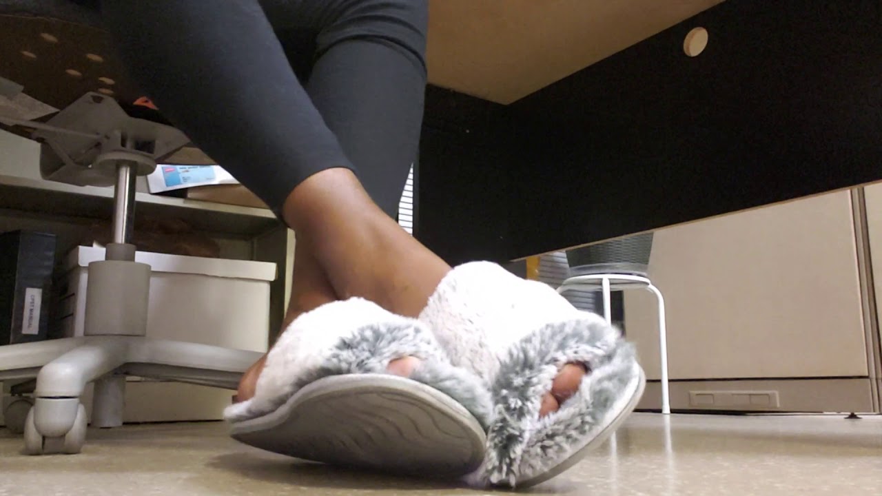 Slippers at the office shoeplay - YouTube