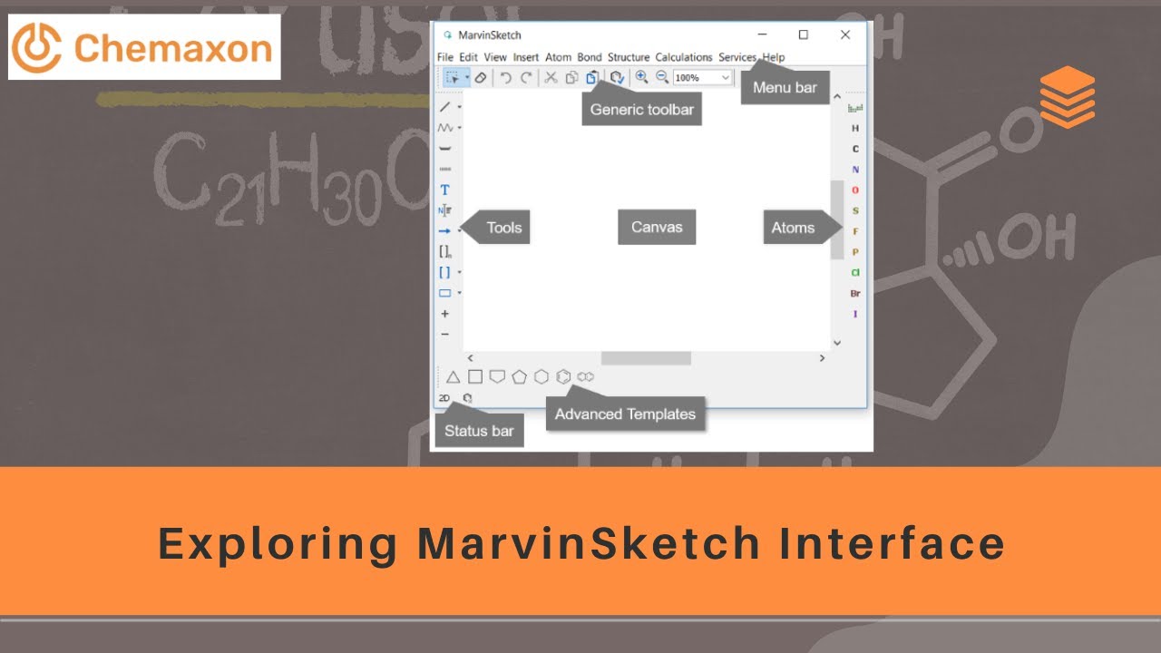 Exploring the MarvinSketch Interface: A Comprehensive Guide - YouTube