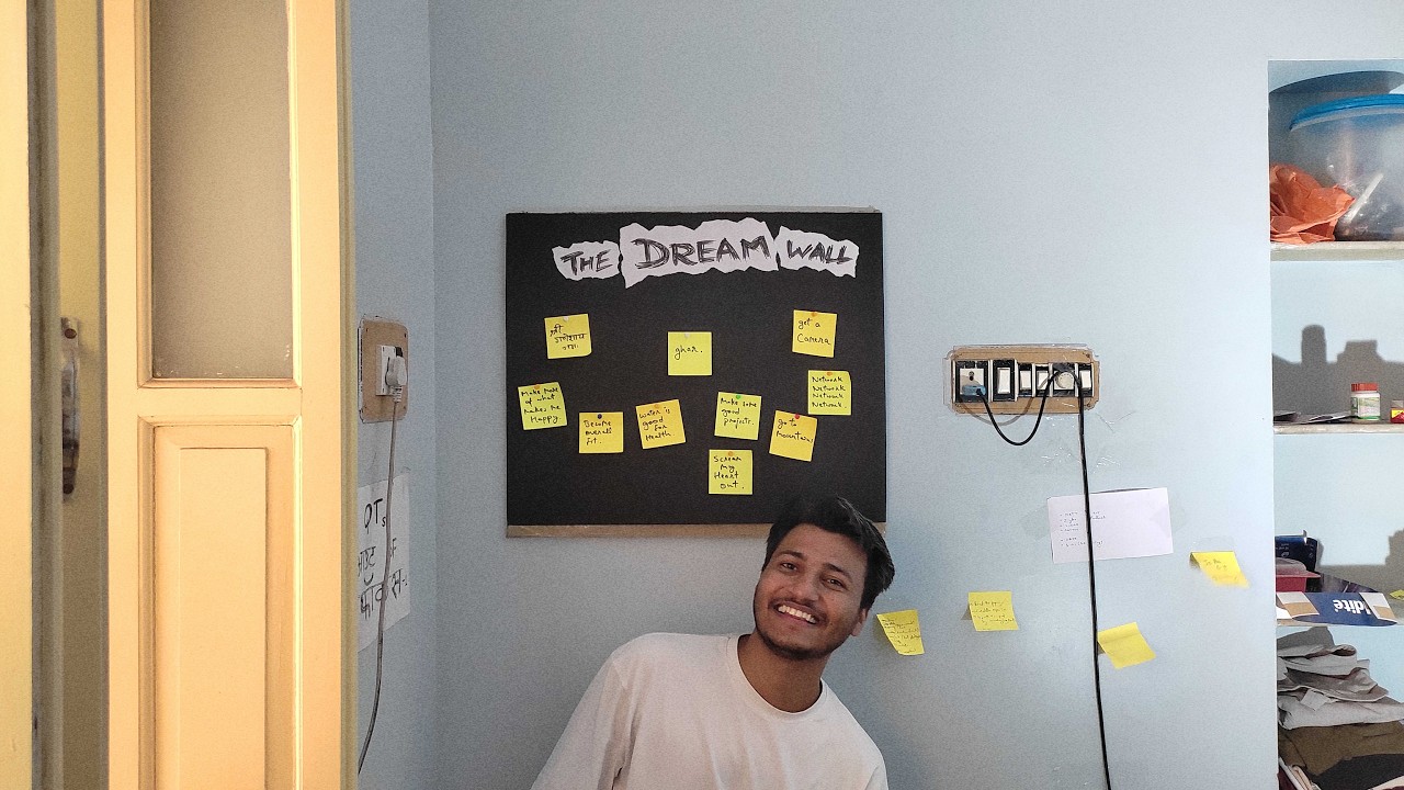 I built a dream wall to make them come true - YouTube