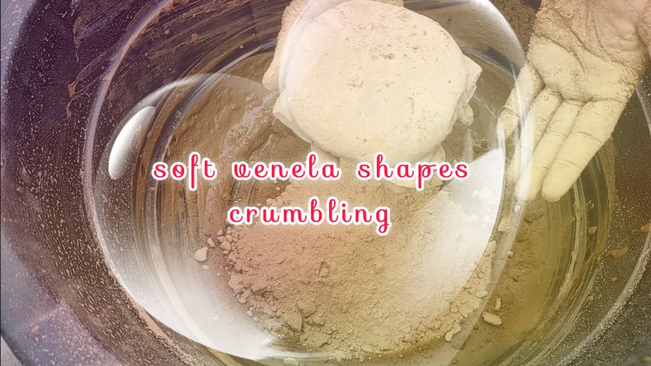 Soft venela shapes crumbling - YouTube