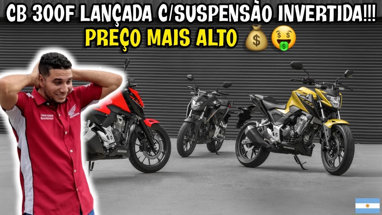 CB 300F Completona na Argentina! Com Suspensão Invertida e Preço ...