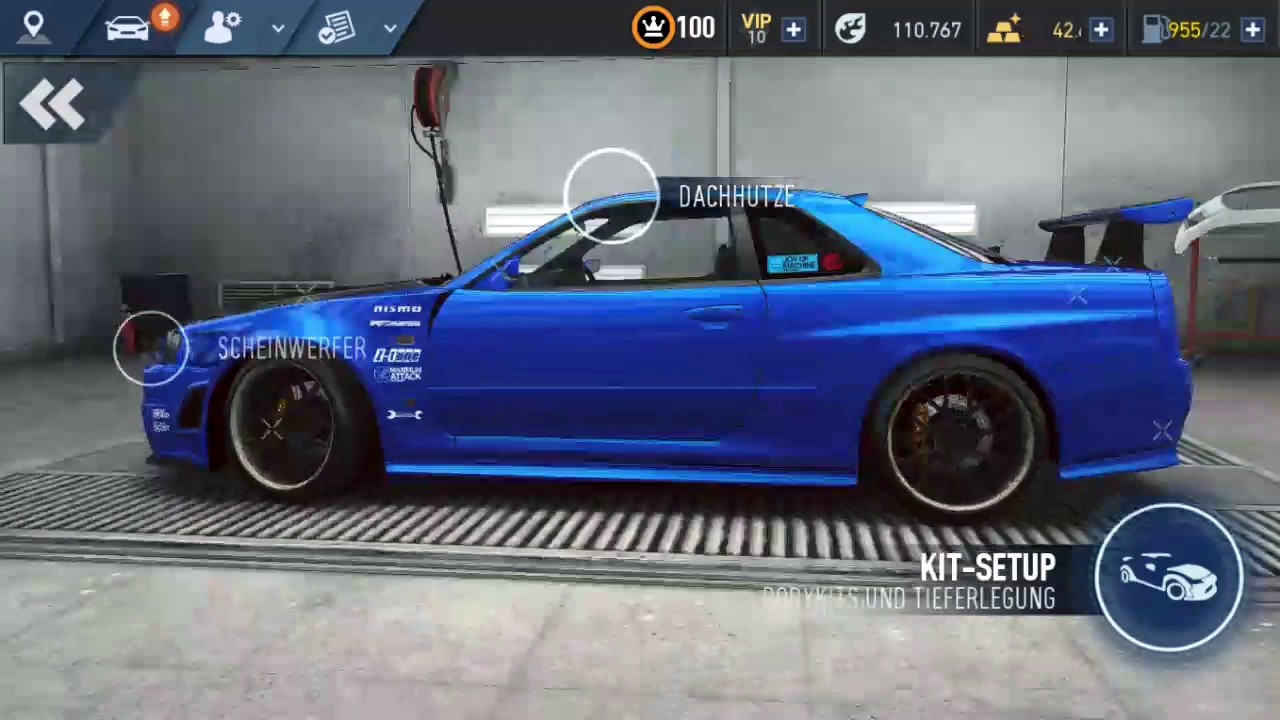 Nissan Skyline Gtr R34 Customization NEED FOR SPEED NO LIMITS - YouTube